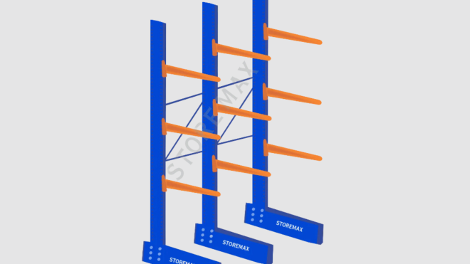 Cantilever Racking Light Duty - 2000mm High x 850mm Deep | Storemax